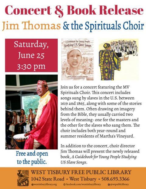 Jim Thomas & The MV Spirituals Choir: Concert & Book Release | West ...
