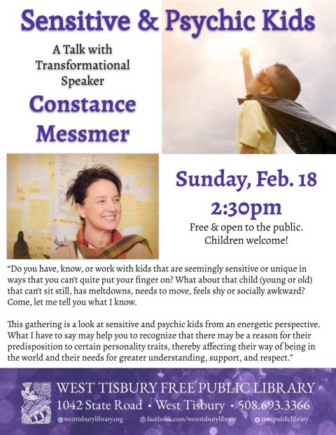 Sensitive and Psychic Kids: A Talk with Constance Messmer | West ...