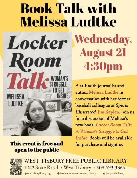 Author Melissa Ludtke in Conversation with Jim Kaplan: Locker Room Talk ...