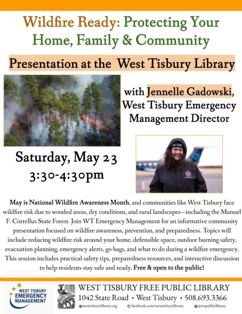 Wildfire Ready: Protecting Your Home, Family & Community | West Tisbury ...